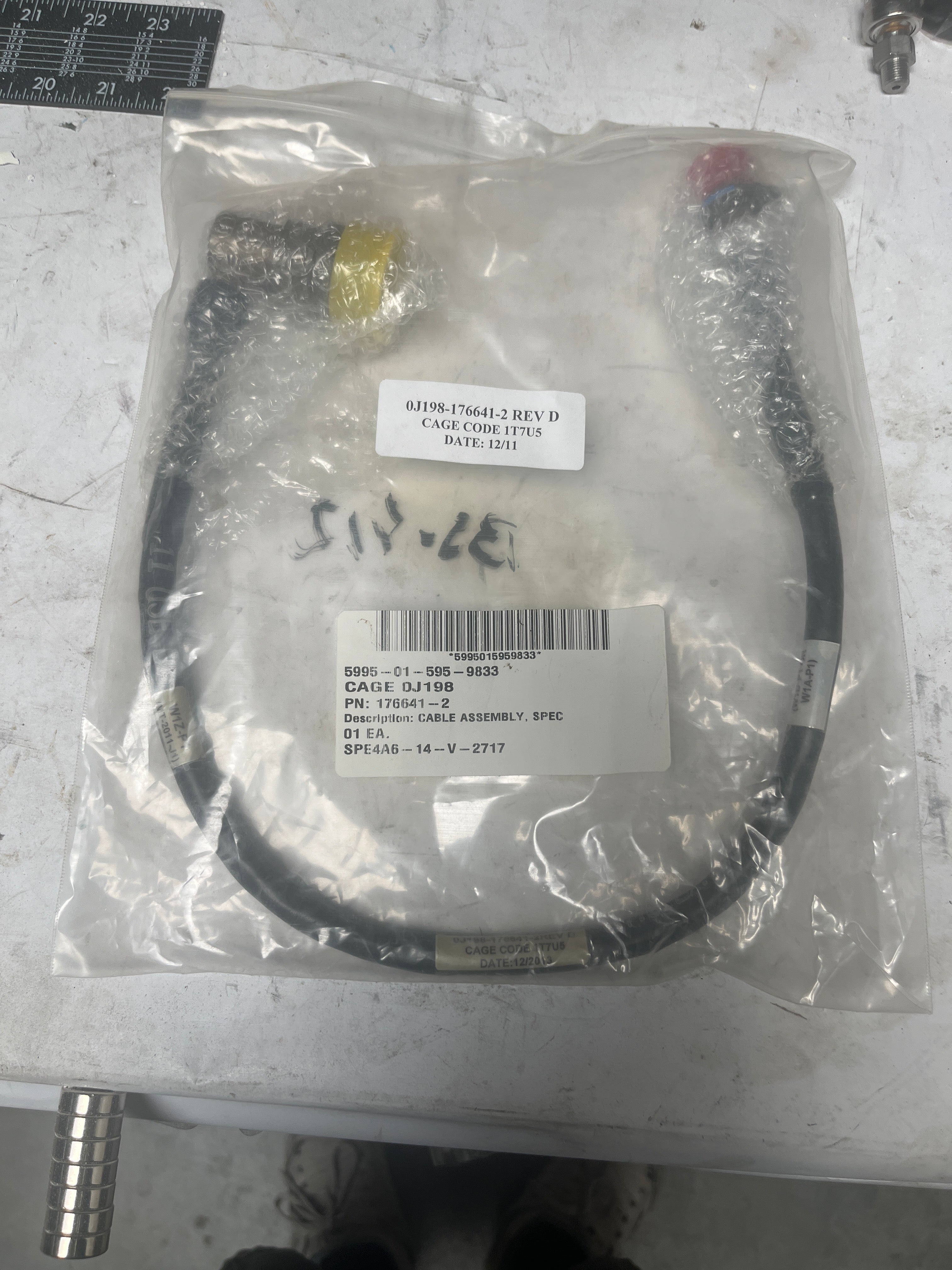 NORTHROP 176641-2 CABLE ASSY 5995-01-595-9833 – swedincompany
