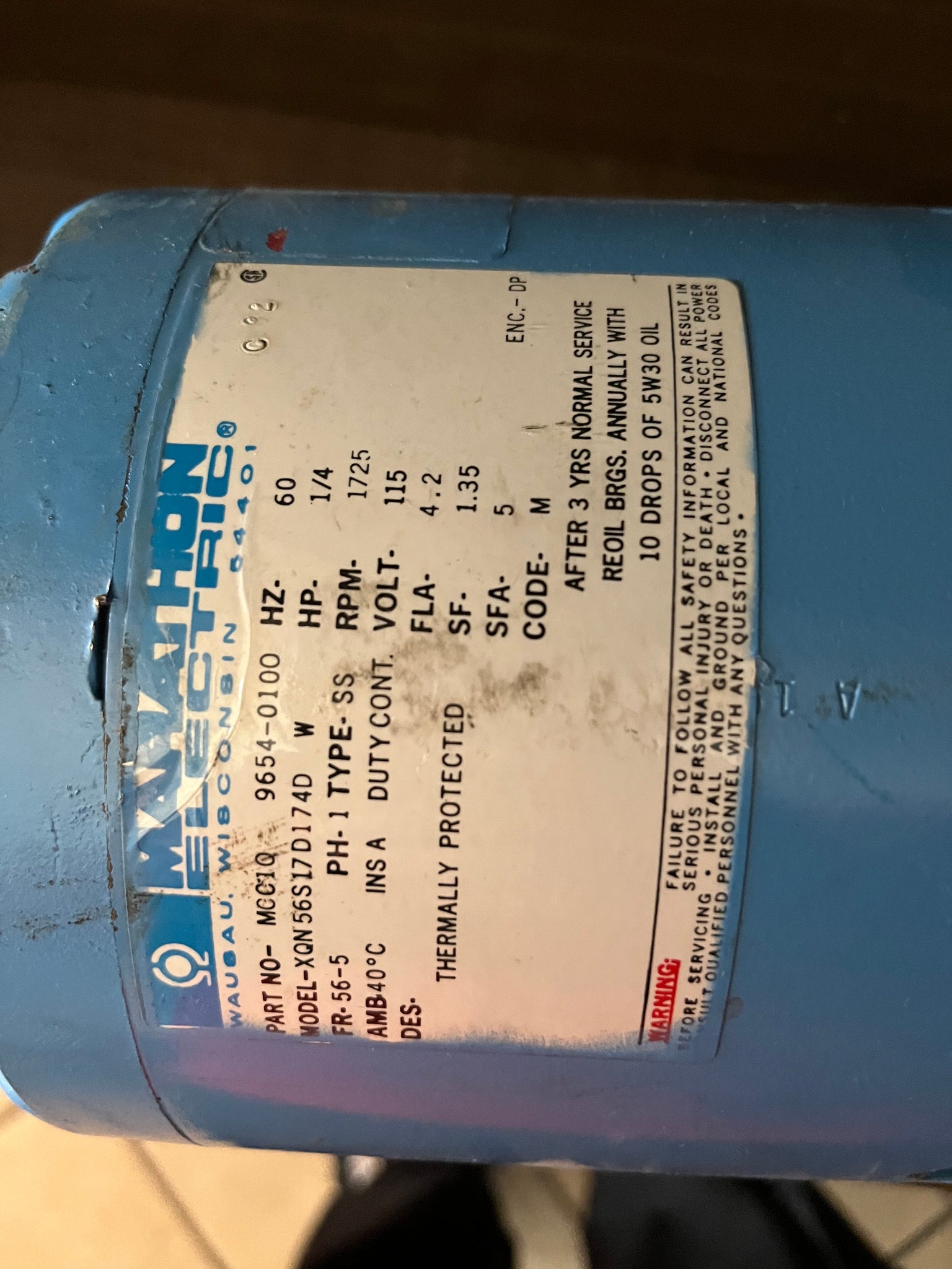 AMTROL / MARATHON HV102C Water Pump w/ Electric motor – swedincompany