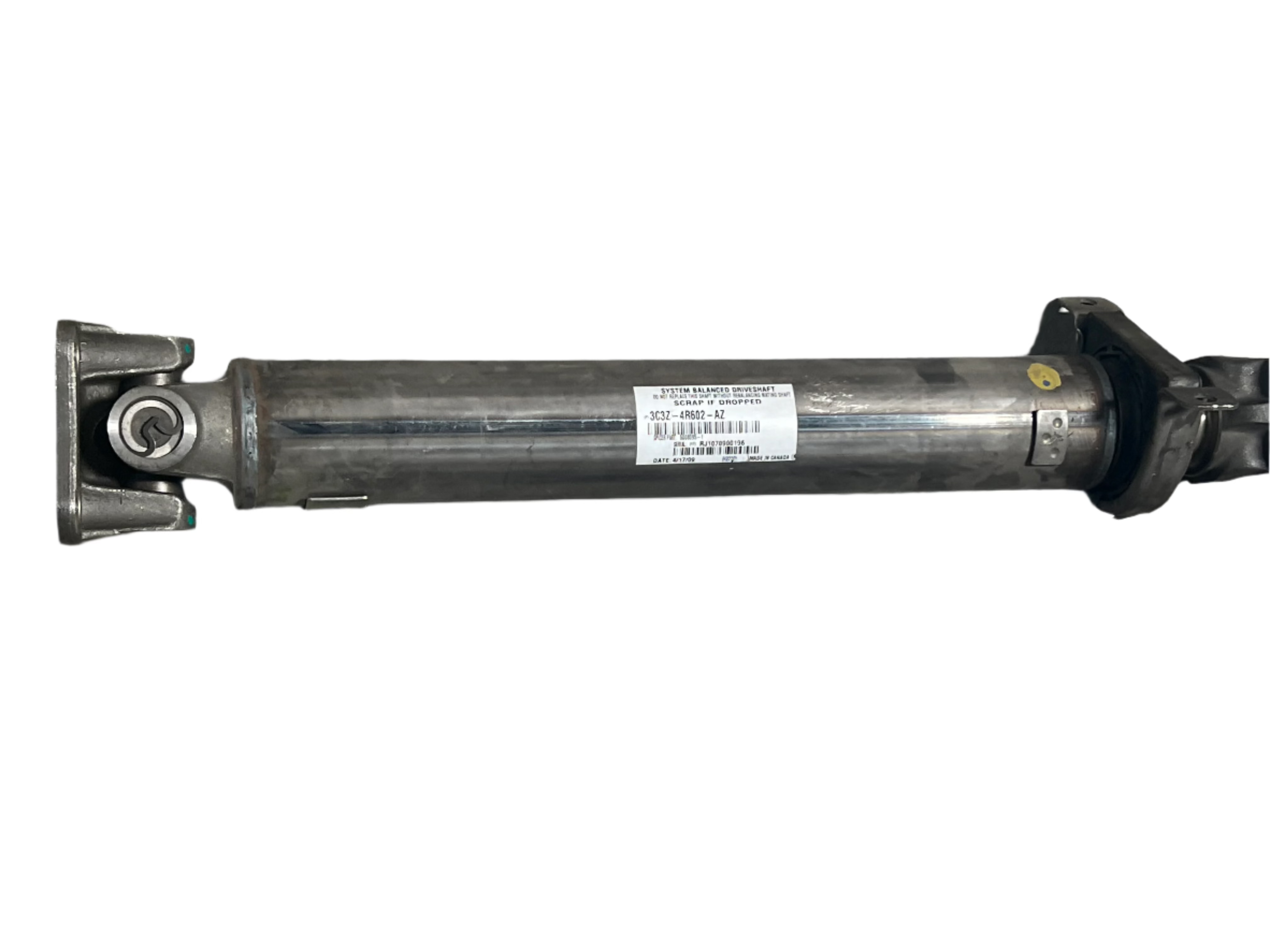 Ford 3C3Z-4R602-TB Driveshaft w/carrier bearing 1480 Series – swedincompany