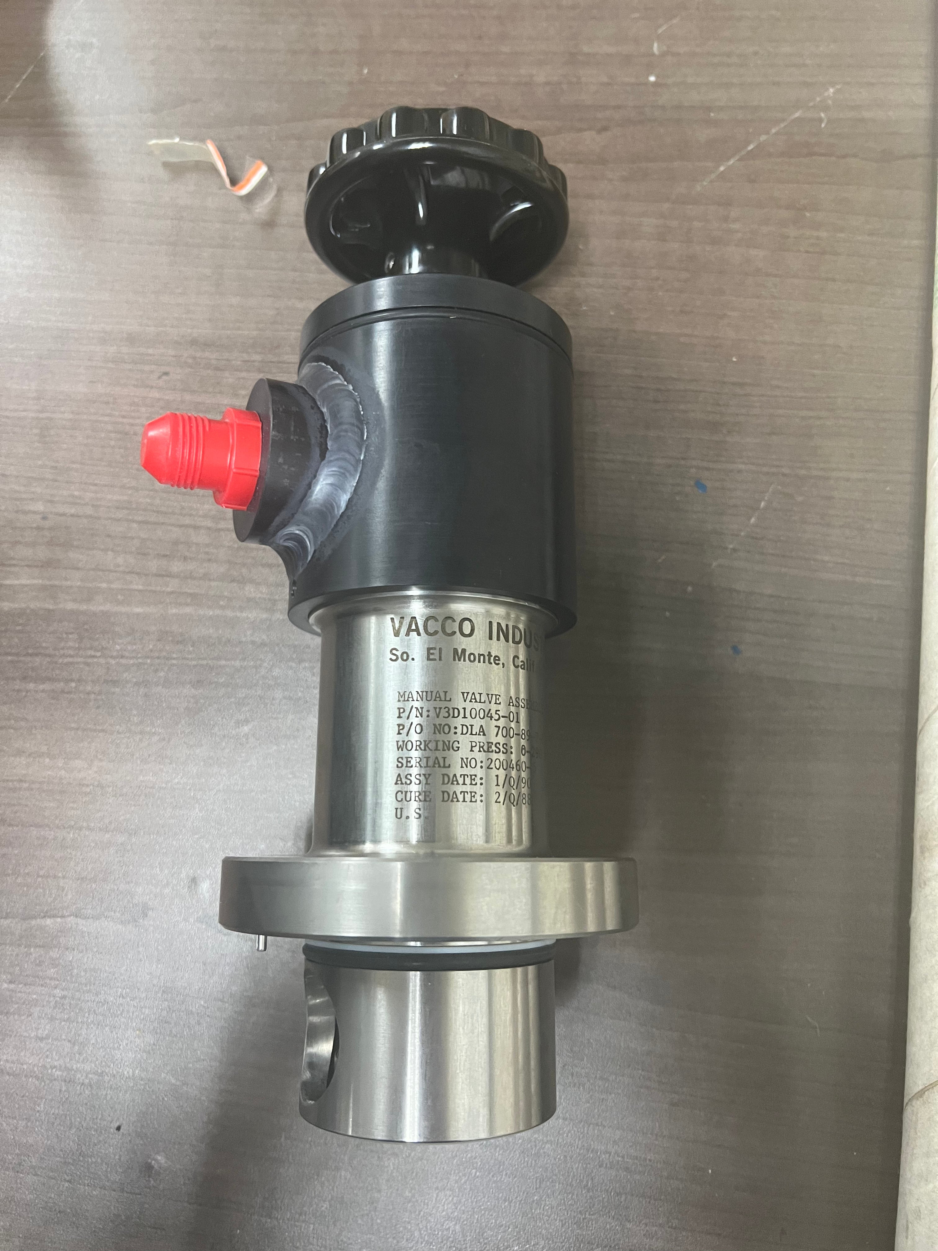 Vacco V3D10045-01 Manual Valve Assembly – swedincompany