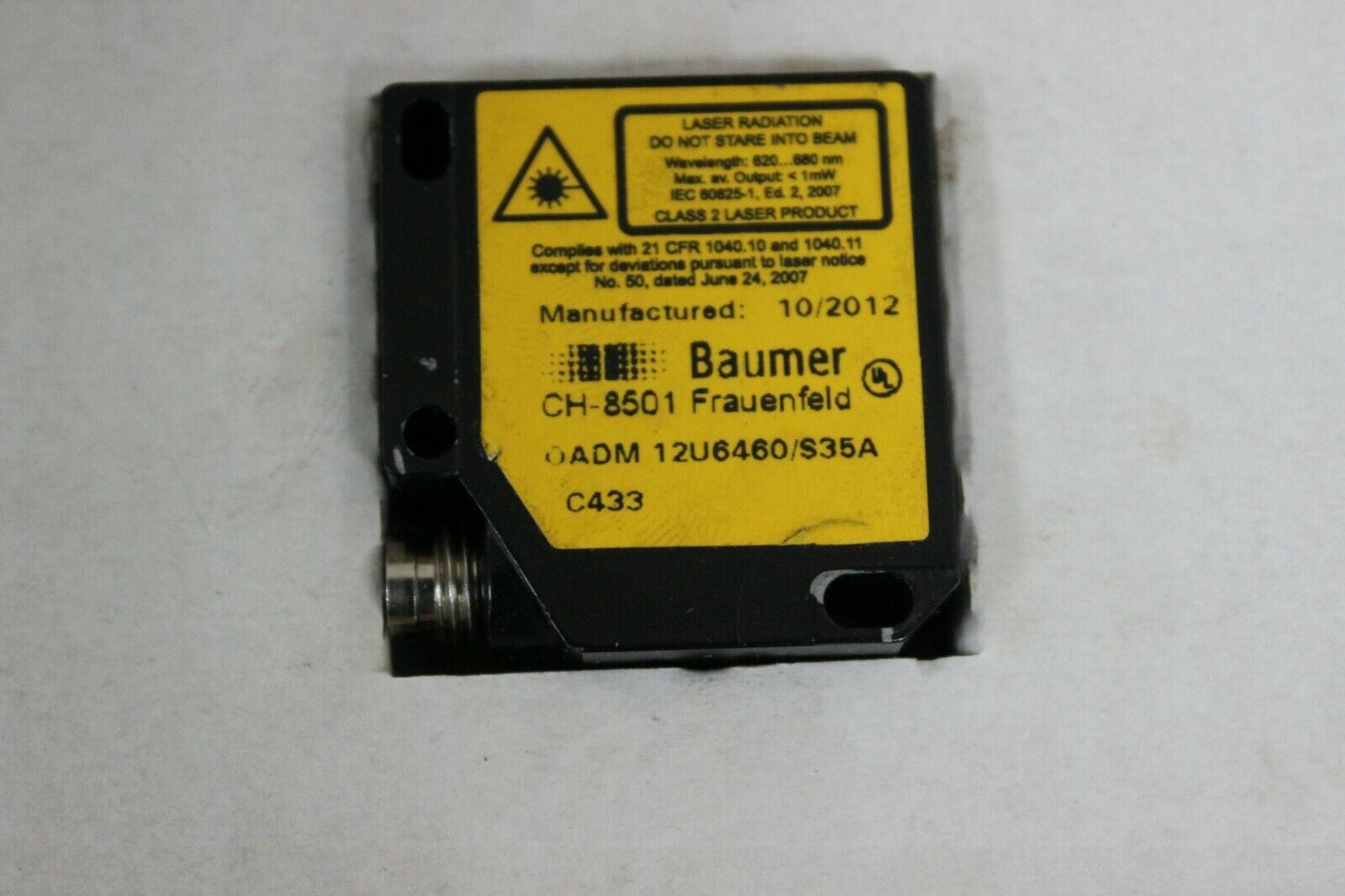 Baumer OADM 12U6460/S35A Distance Laser Position Sensor New – swedincompany