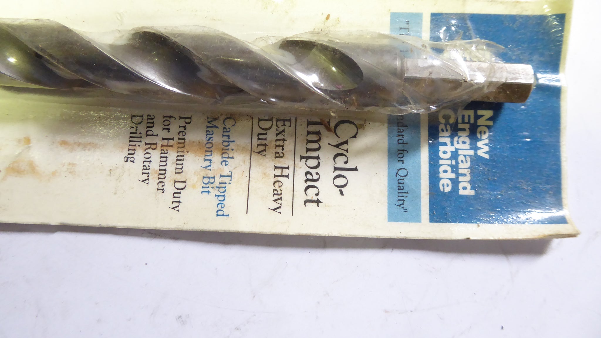 12245 New England Carbide Carbide Tipped Masonry Bit 3 4 x 13 swedincompany